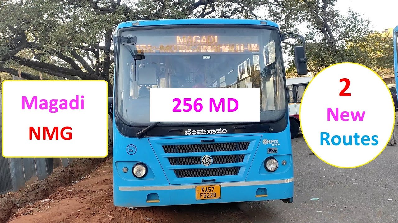 2 New Routes of BMTC Bus - Magadi - Nelamangala - YouTube