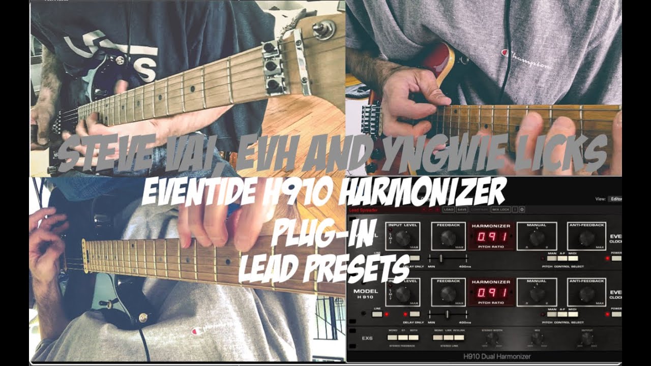 Eventide H910 Harmonizer Plug-in Lead Presets... The Effect Edward Van ...