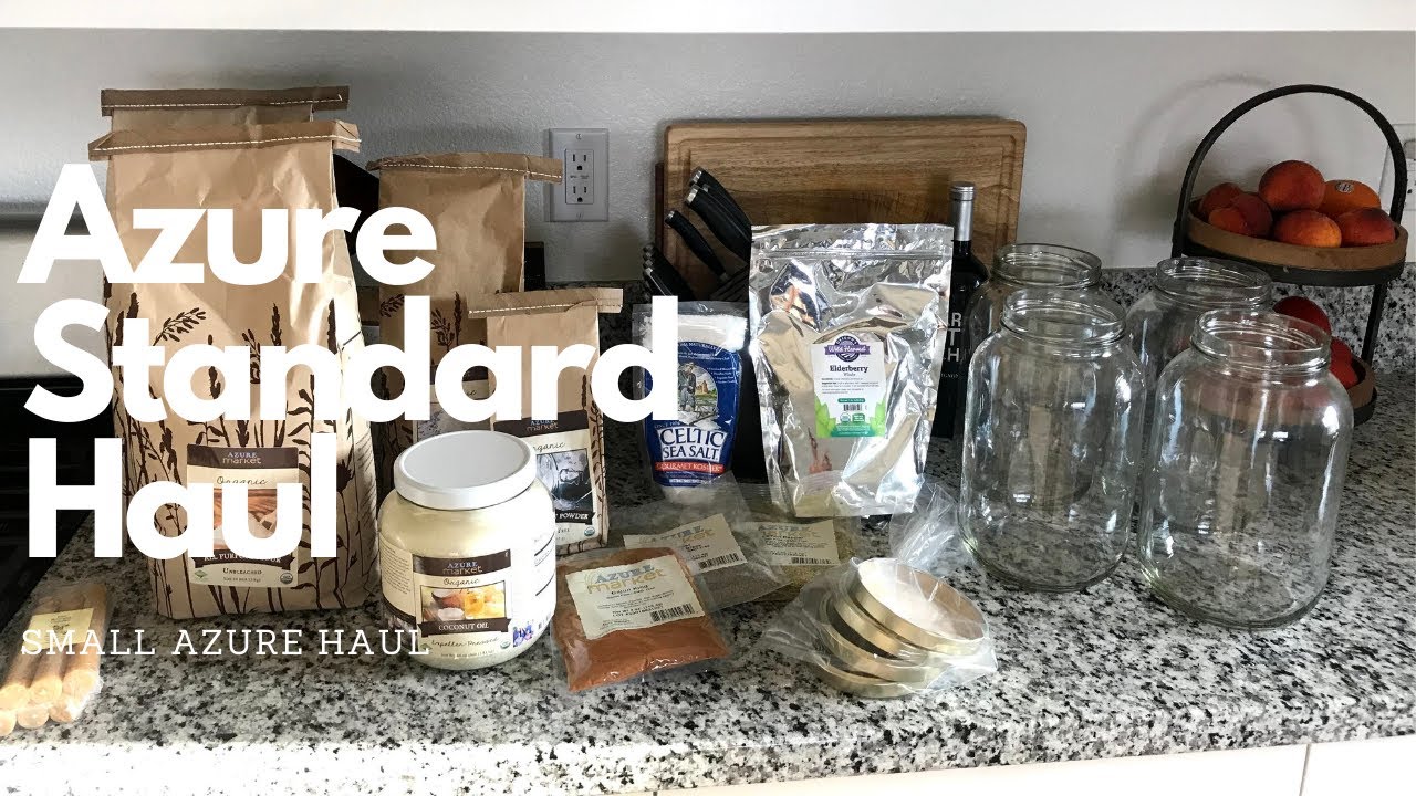 Small Azure Standard Haul | Organic Bulk Food - YouTube