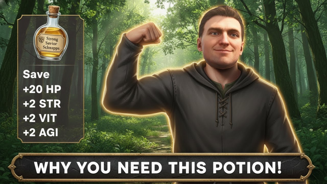 KCD2 Alchemy: Strong Savior Schnapps Tutorial (Step-by-Step) - YouTube