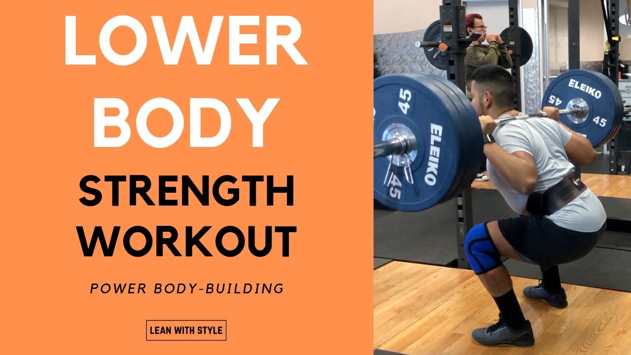 Full Lower Body Strength Workout [Kizen Training] - YouTube