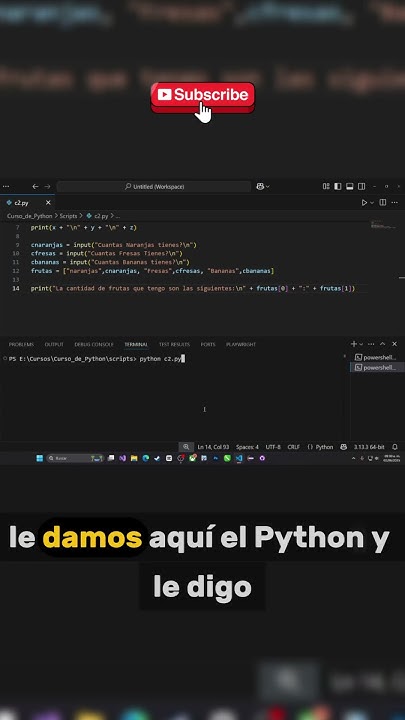 Como imprimir listas en Python #Python #Programación #CursoPython # ...