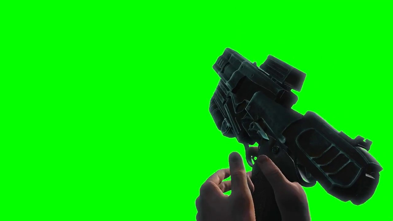 Футаж пистолет на зеленом фоне | Green screen footage fallout 4 - YouTube