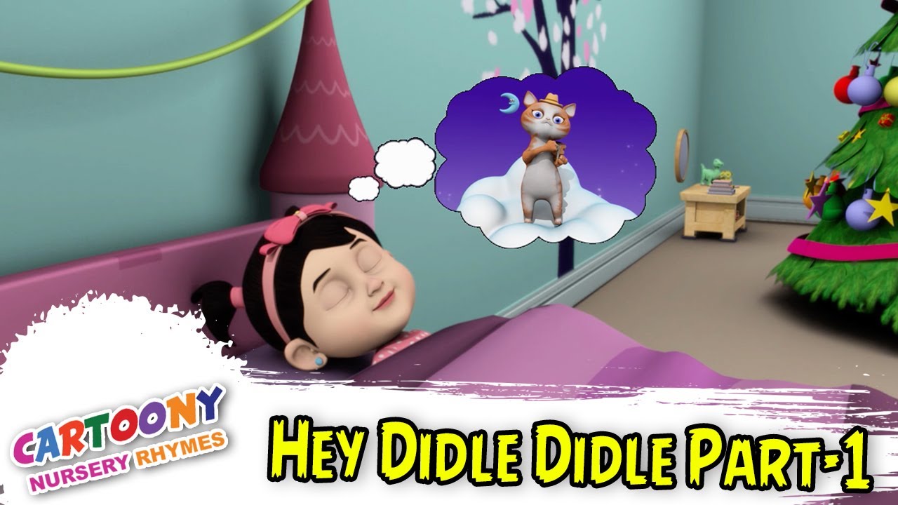 Hey Didle Didle | The Poem Nursery Rhymes & Kids Songs | Cartoony ...