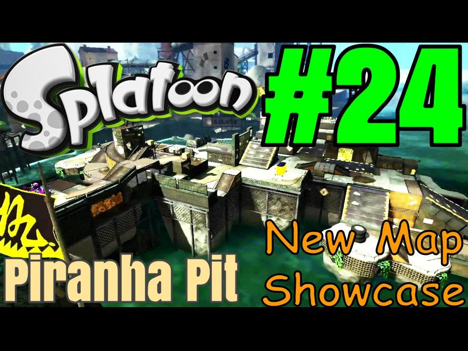 Splatoon #24 New Stage Gameplay Piranha Pit Tour! - YouTube
