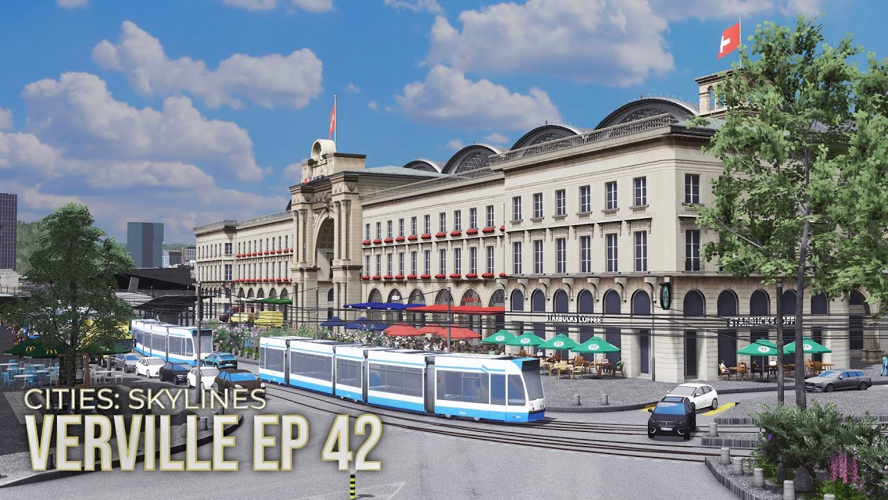 Verville has a Brand-New Humongous Main Station! Cities: Skylines ...