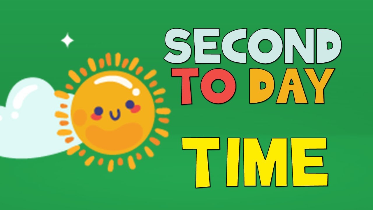 From Second to Day- Time Vocabulary | Minimal English - YouTube