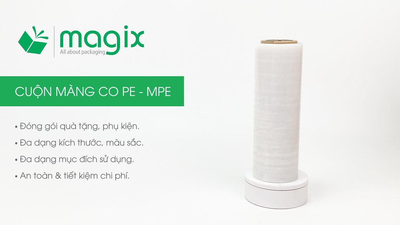 MPE | CUSHION | PE SHRINK FILM ROLL | CUỘN MÀNG CO PE - YouTube
