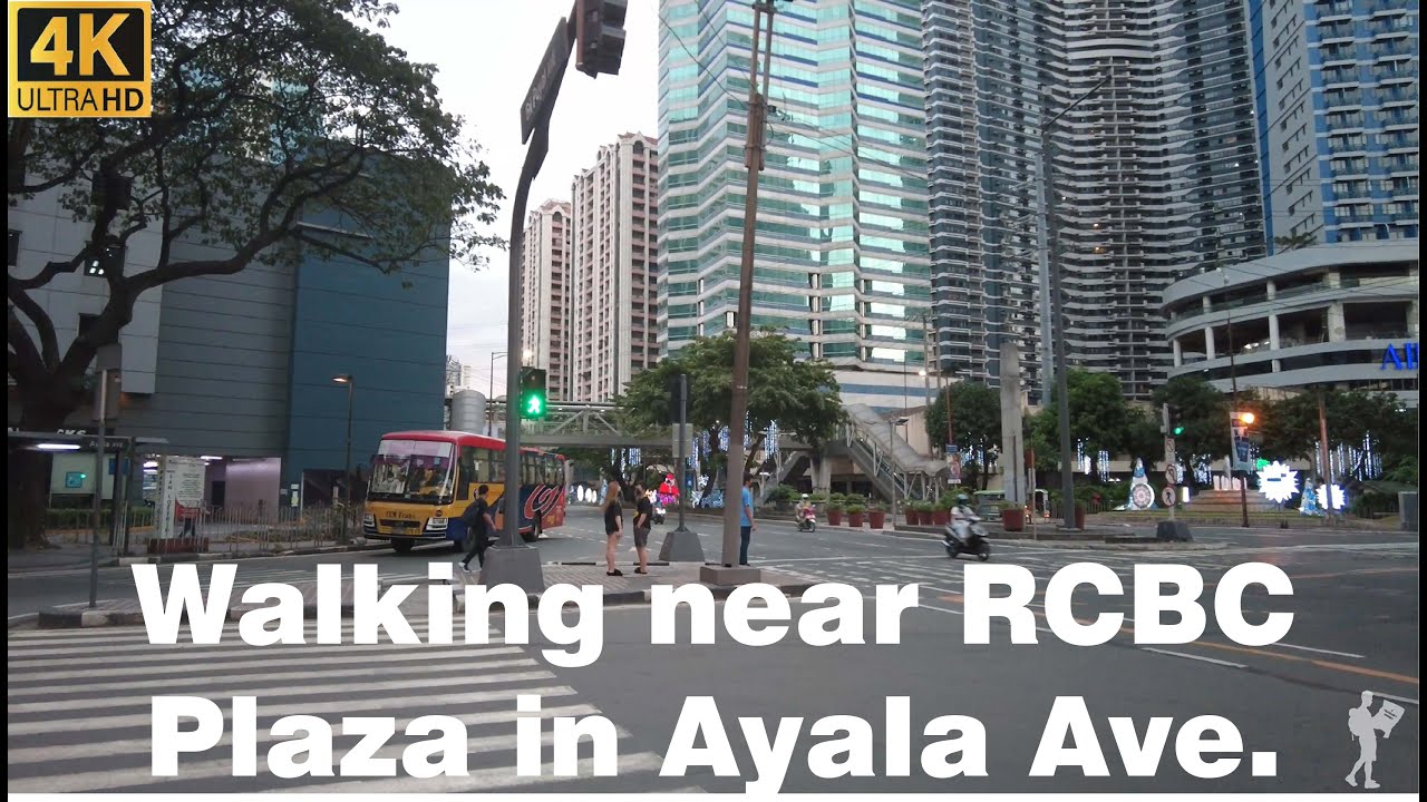 [4K] Walking near RCBC Plaza in Ayala Ave - YouTube