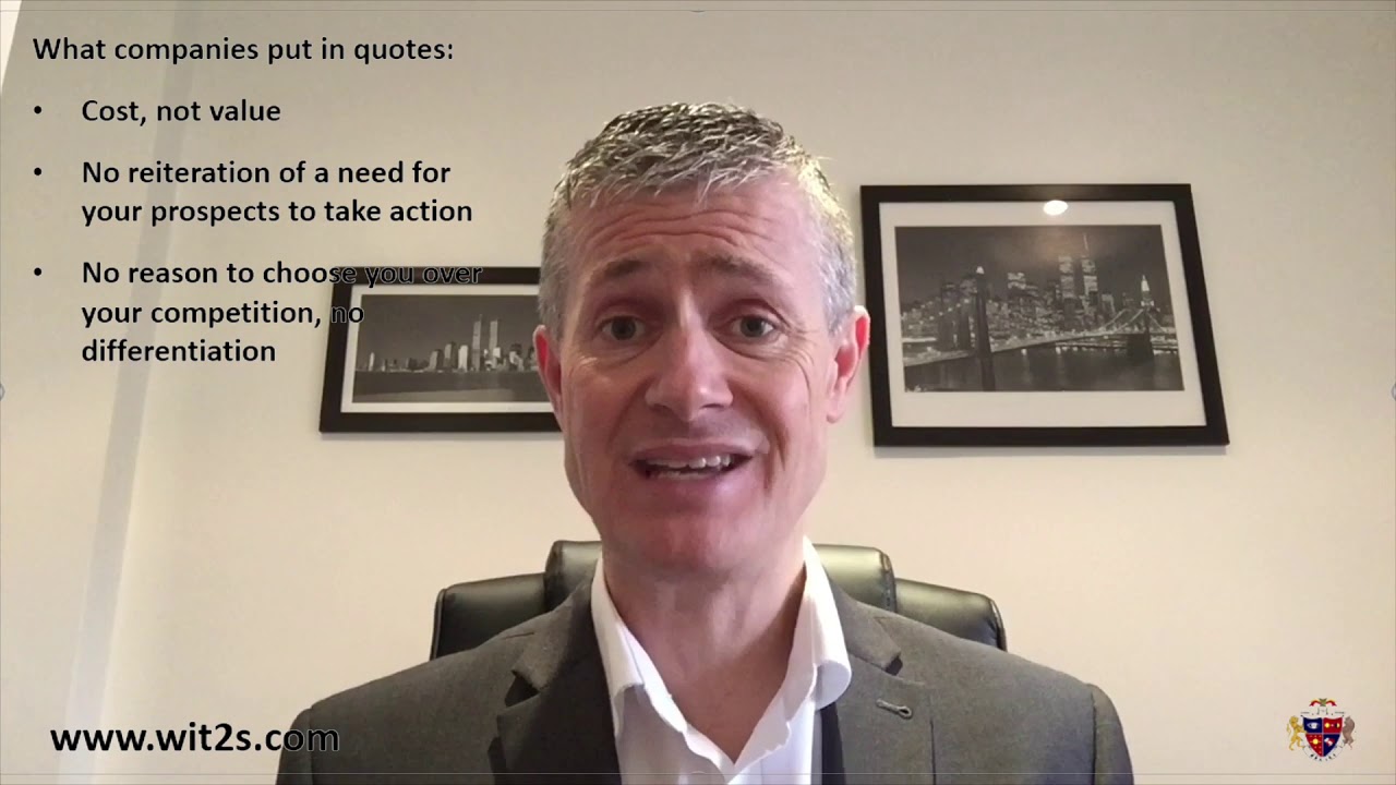 How to win more orders with your quotes - YouTube