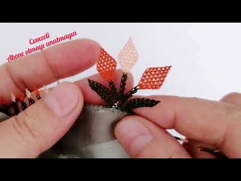 72.anlatım. Mini 3lü gala çiçeği modeli yapımı..