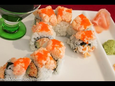 How To Make A Sunset Sushi Roll - YouTube