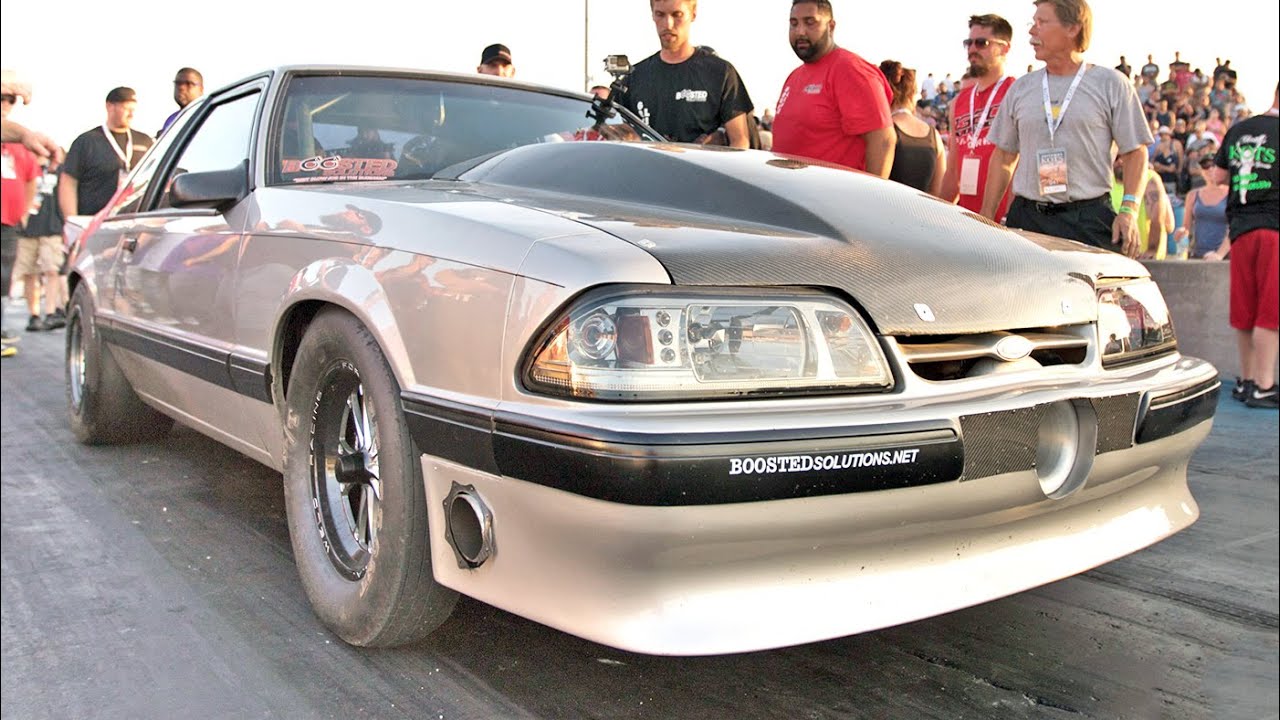 BOOSTED Fox Body Mustang - 118MM TURBO!? - YouTube