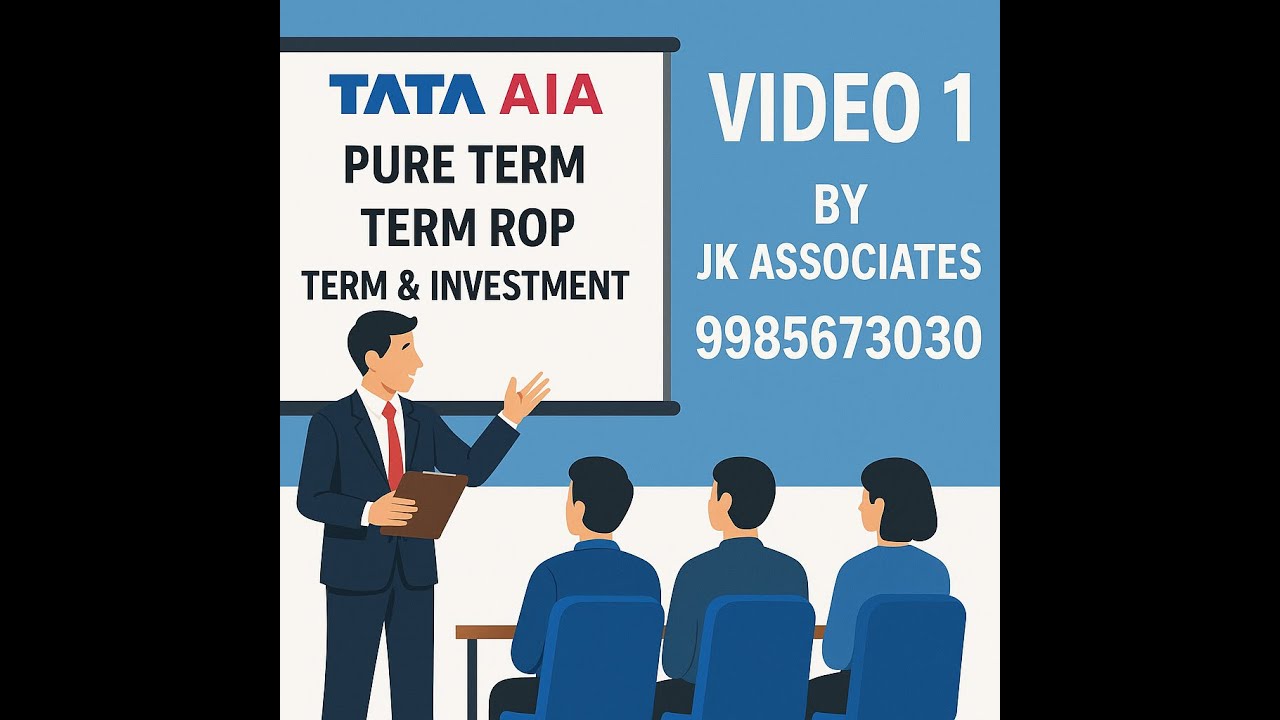 TATA AIA Insurance product SRP/SRP ROP/PR LIFE PRO PLUS - VIDEO 1 - YouTube