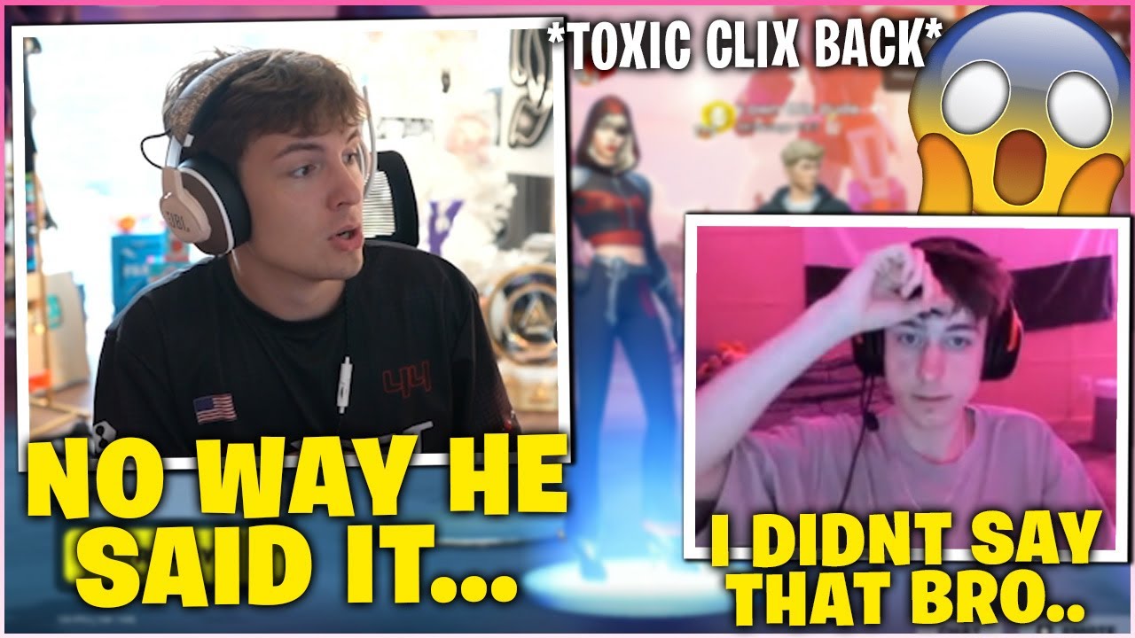 CLIX Reacts To PETERBOT Being His BIGGEST FAN & BRINGS Back TOXIC Clix ...