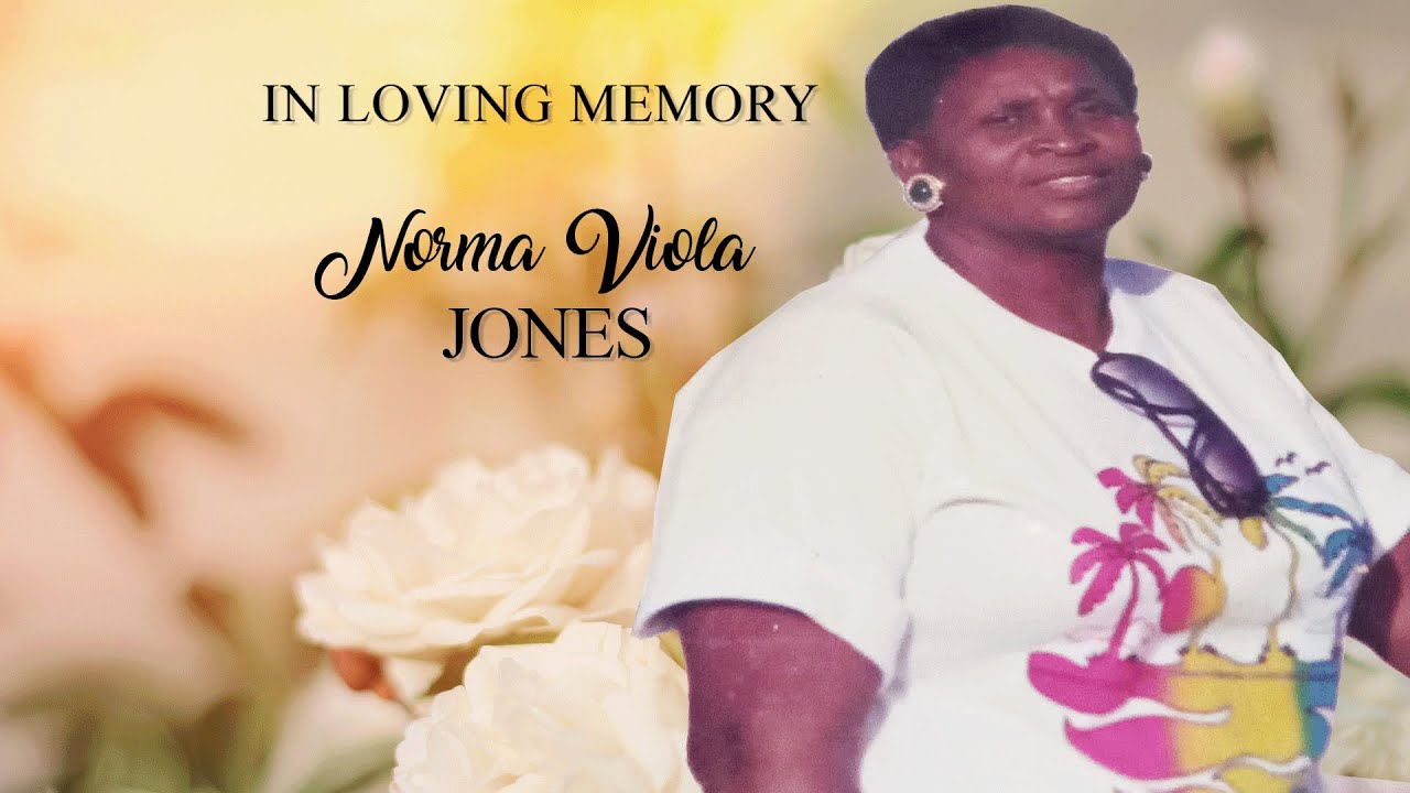 Celebrating the Life of Norma Viola Jones - YouTube