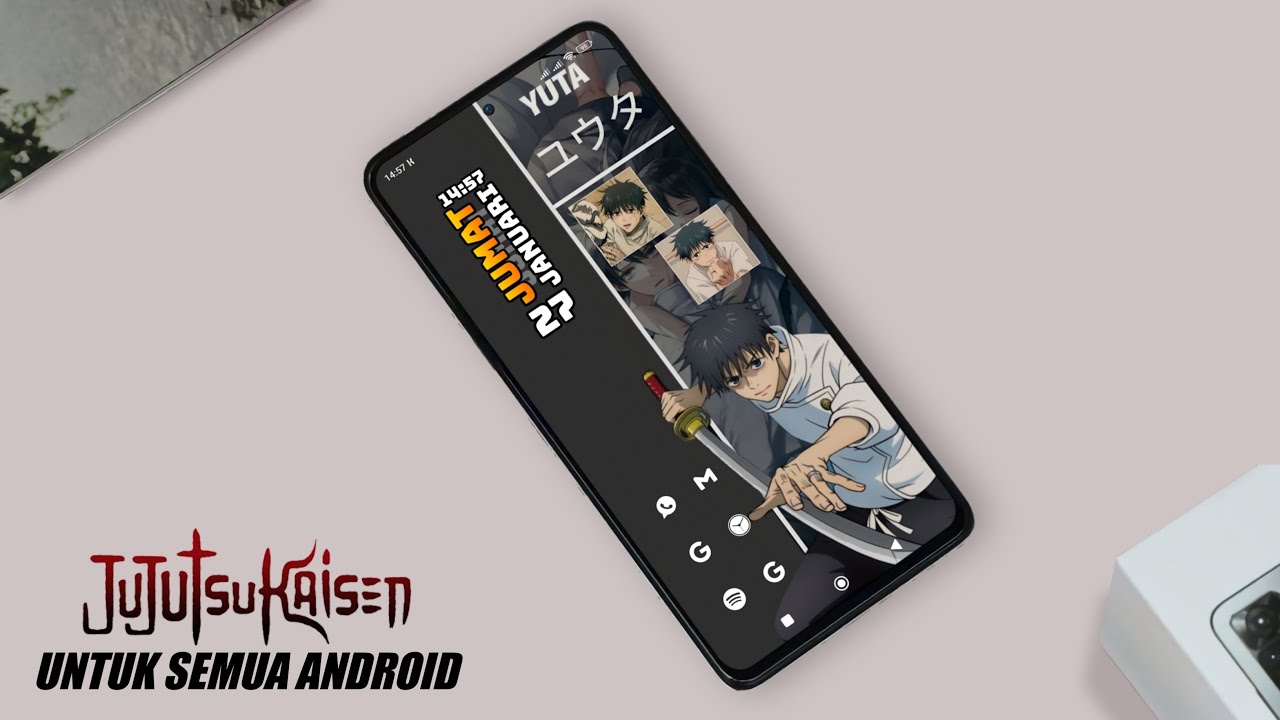 Tema Jujutsu Kaisen YUTA Untuk Semua Android - Best Nova Launcher Setup - YouTube