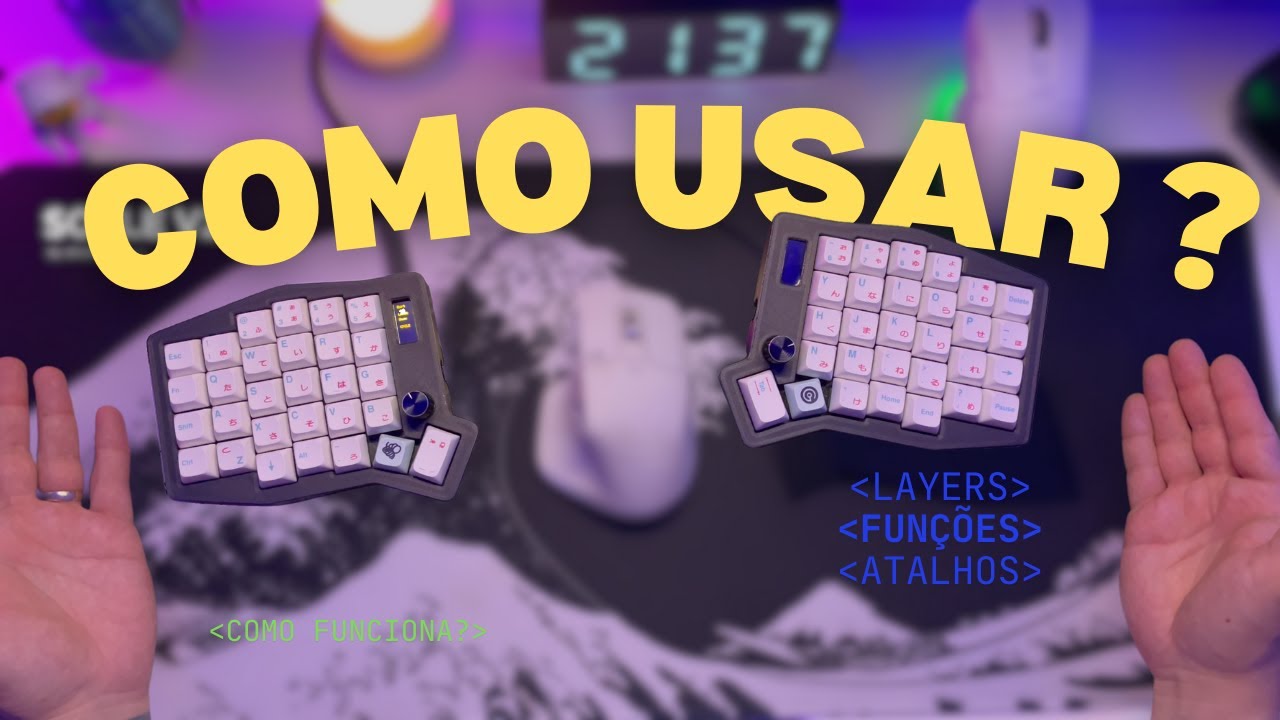 TECLADO SPLIT BR: Como usar ? Pq são tão bons e Como Funcionam ? O ...