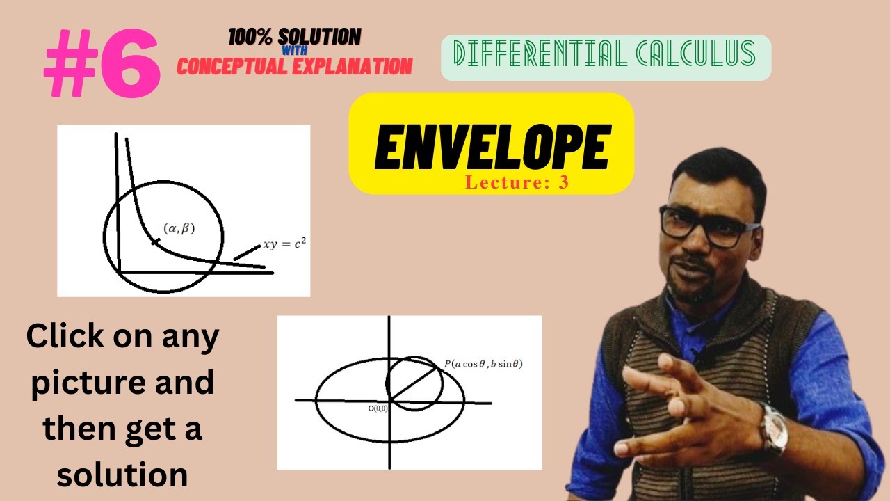 Envelope | Envelope of family of curves | Differential Calculus| BSc ...