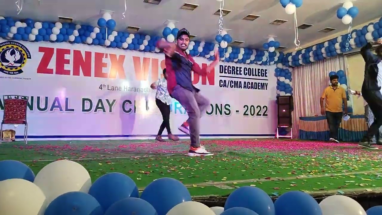 zenex vision Degree clg Annual day celebration 2022 Dance 🕺🕺 ...