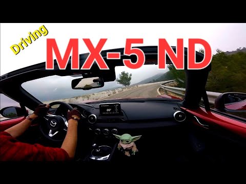 Driving Mazda Mx-5 ND 🔰 Lake road