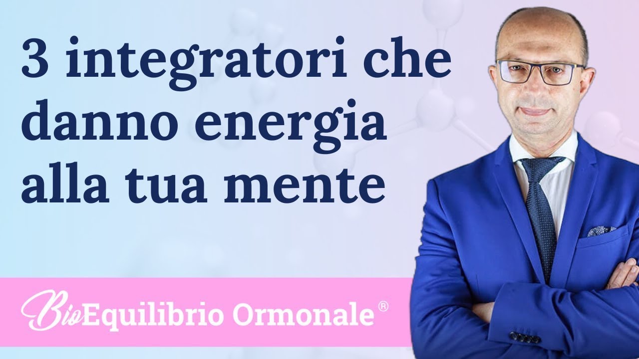 3 integratori che danno davvero energia alla tua mente - YouTube