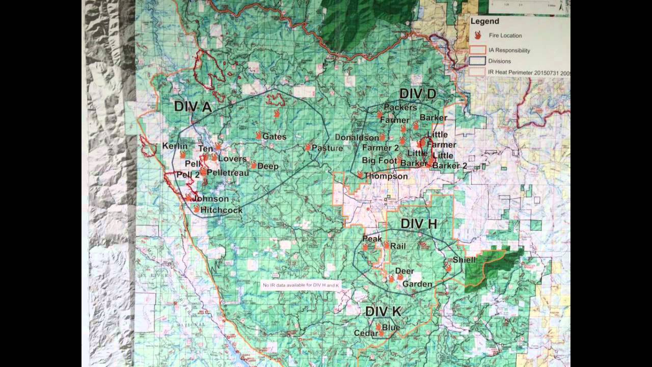 Trinity County fires map explained - YouTube