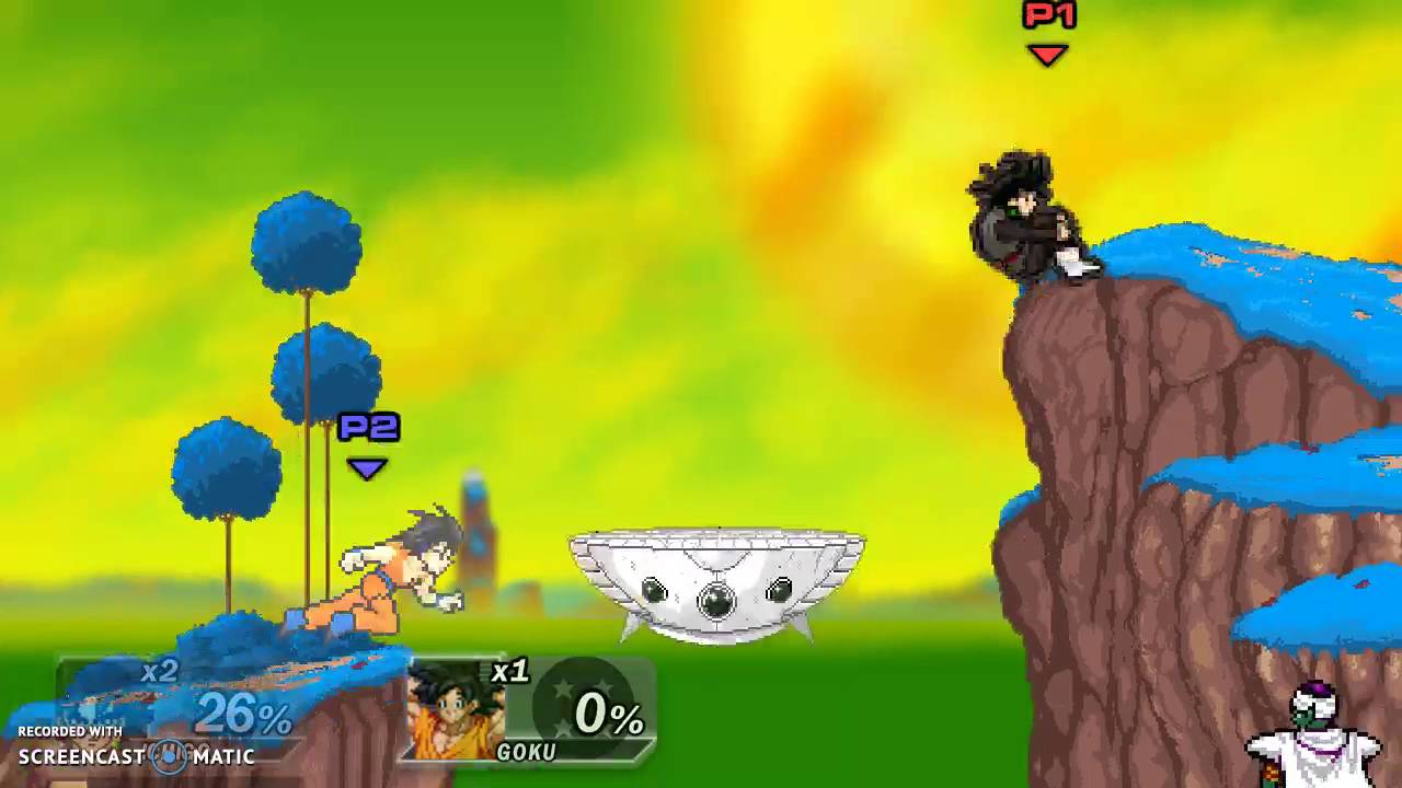 SSF2 Black Goku vs Goku FNF - YouTube