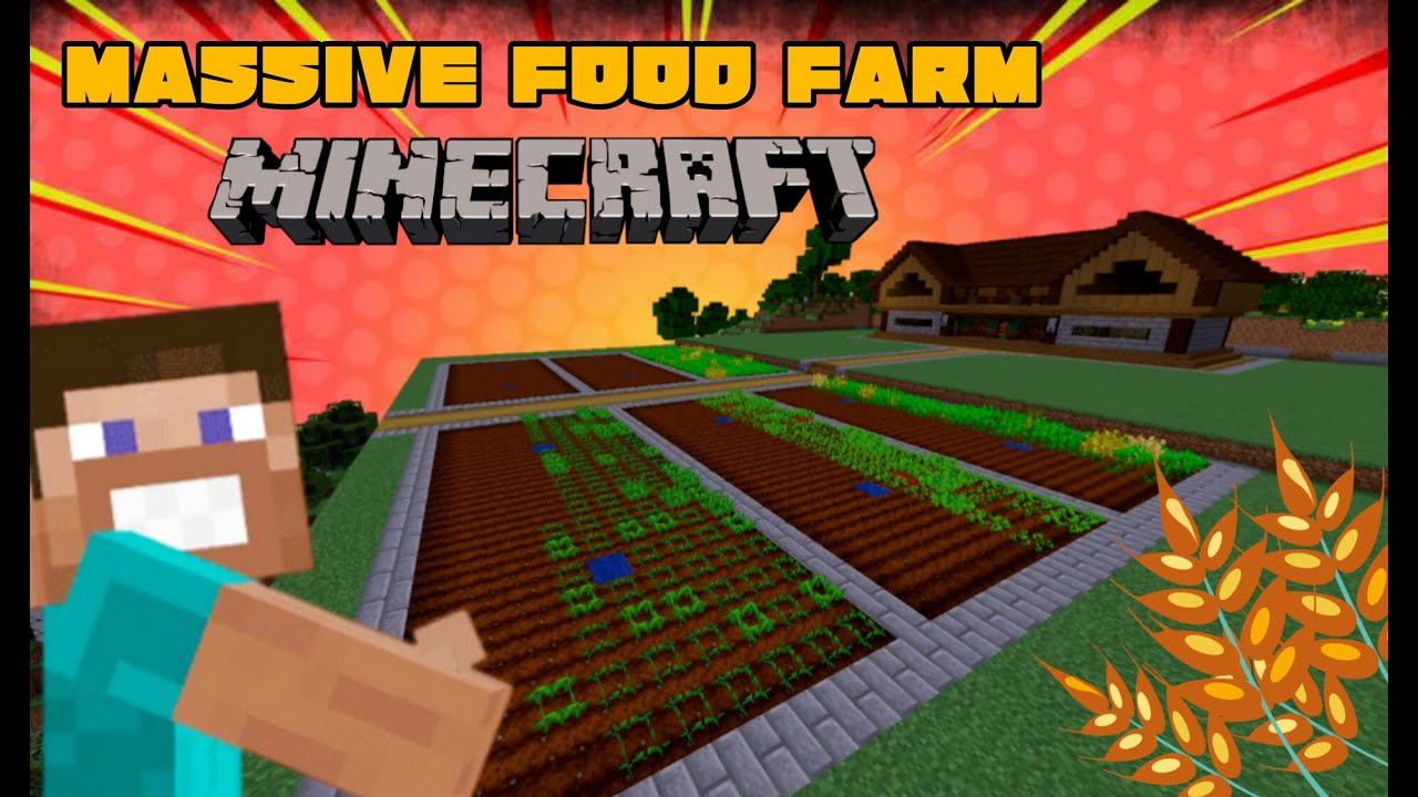 Building a Massive Food Farm in My Survival World🤩🤑🤩..! | Survival ...