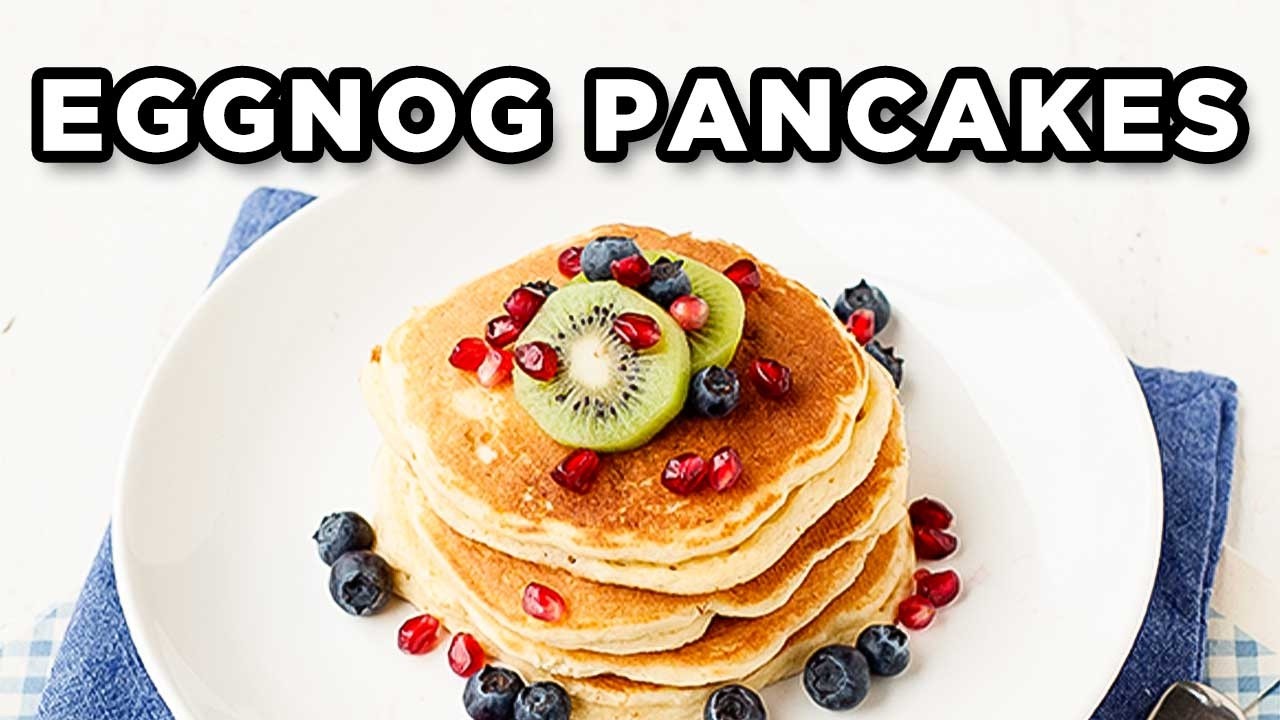 Fluffy Eggnog Pancakes | Pancake Recipes by Laura Fuentes - YouTube