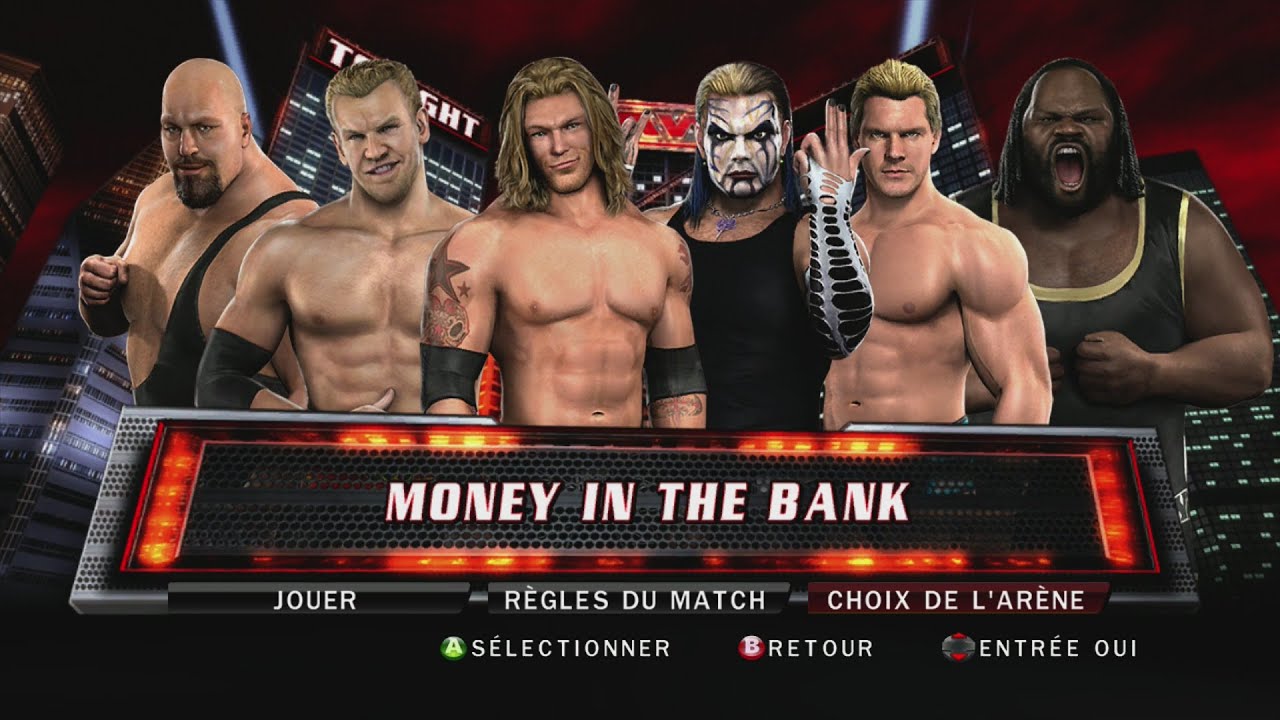 WWE SMACKDOWN VS RAW 2010 (MONEY IN THE BANK) XBOX 360 - YouTube