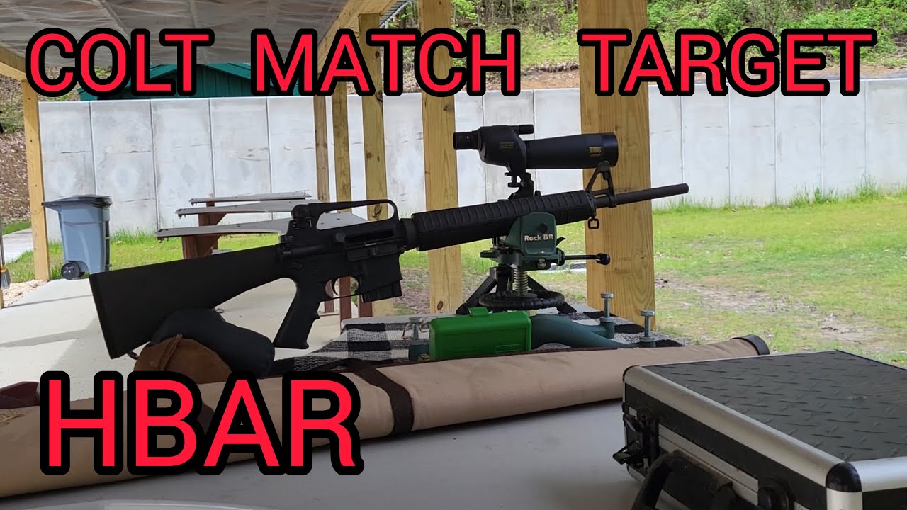 COLT HBAR MATCH TARGET A2 ACCURACY RESULTS - YouTube