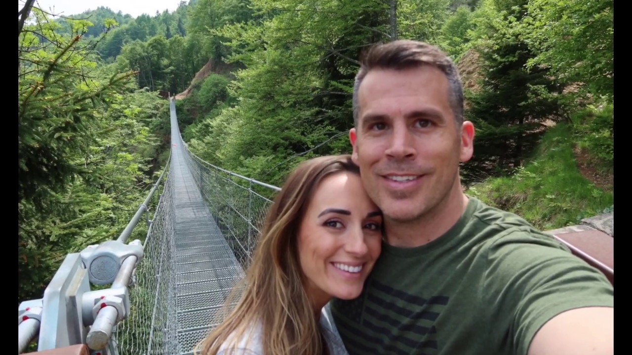 Ponte Avis Suspension Bridge - YouTube