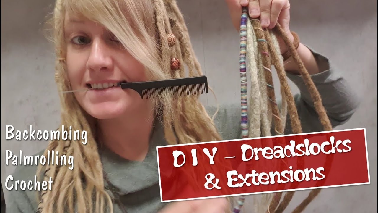 DIY Dreadlocks & Dreadextensions - Backcombing (deutsche Version) - YouTube