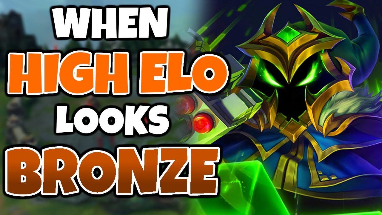 "There is no way this is High Elo" -You after watching this video. But yes. Yes it is High Elo ...