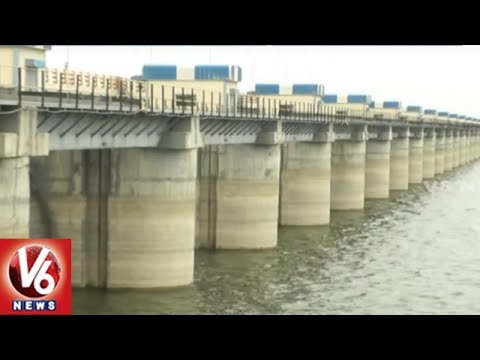 Water Level Increase In Sripada Yellampalli Project | Peddapalli | V6 ...