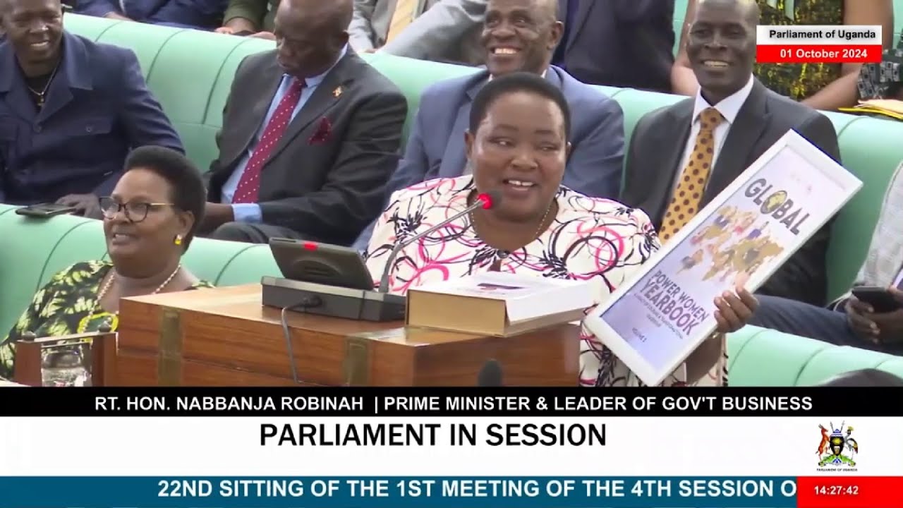 Prime Minister Of Uganda, Robina Nabbanja Excites Parliament With Her ...
