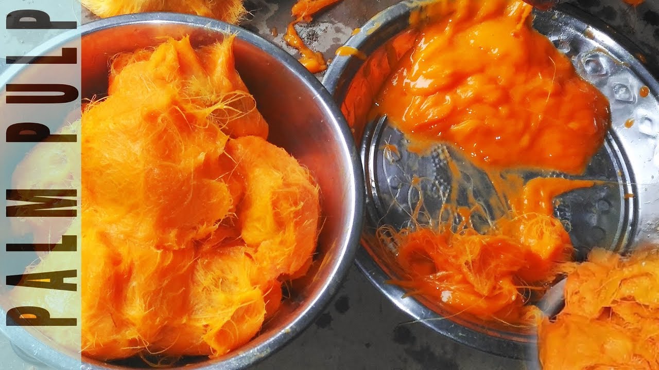 Traditional Asian Palmyra Palm Pulp Extraction for Rice Cake | Baleswar ...