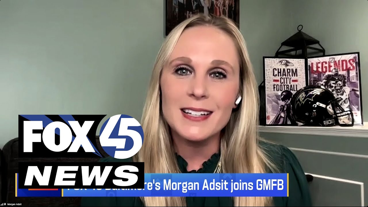 Baltimore Sports Anchor Morgan Adsit talks Ravens on Good Morning ...