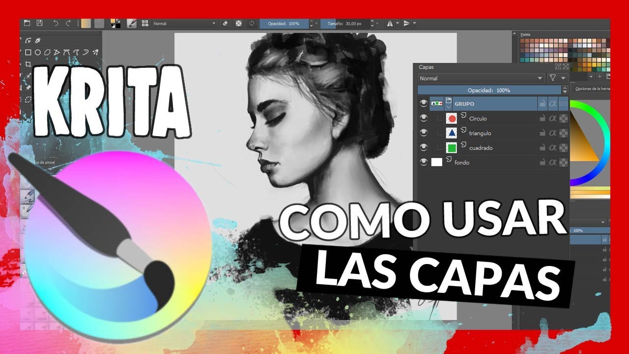 ⭐️ Como usar las CAPAS (KRITA en ESPAÑOL) - YouTube