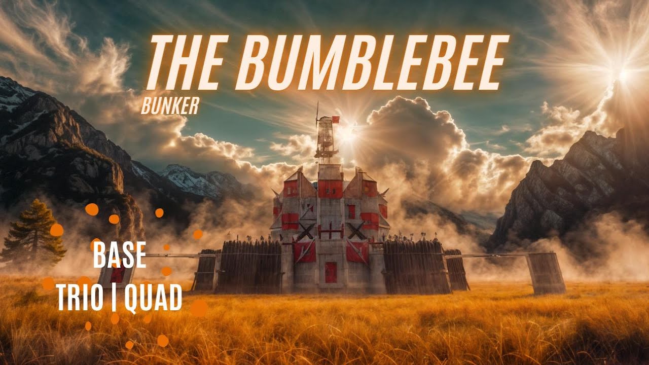 The Bumblebee - [ Base Bunker ] - Trio | Quad - Rust Base Design 2025 ...