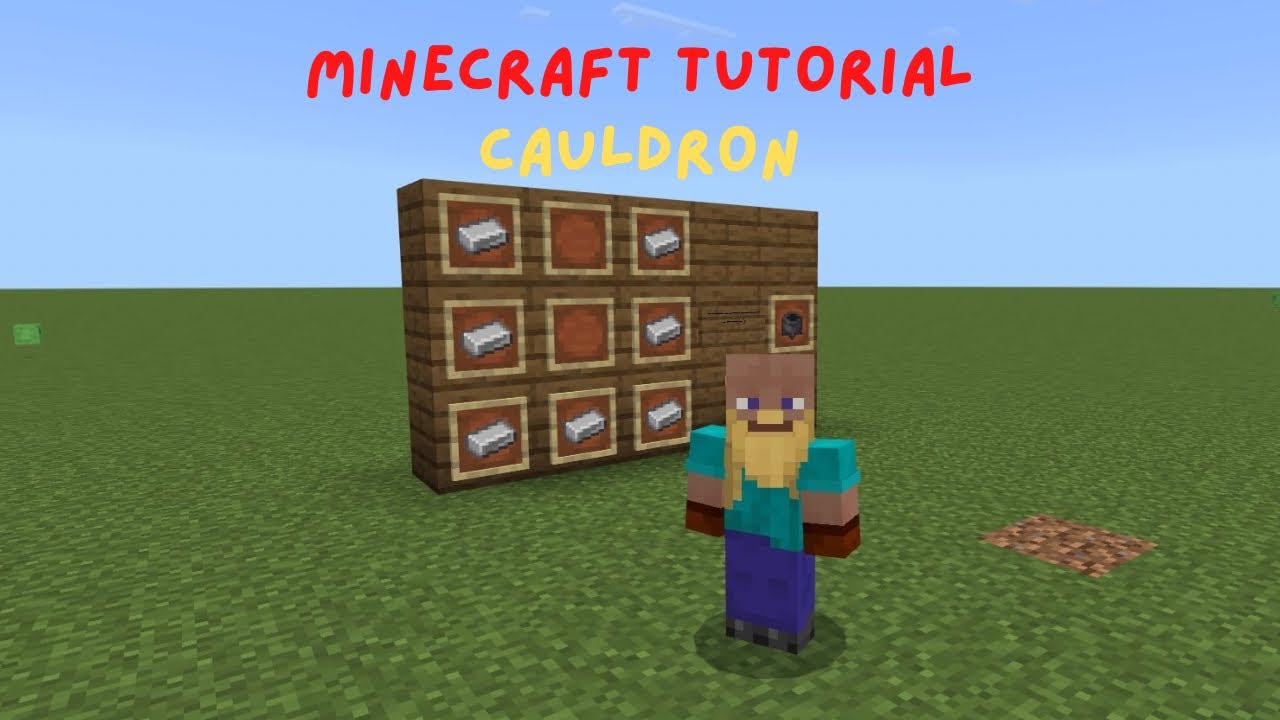 BREW UP SOME FUN! Cauldron Recipe For Minecraft - YouTube