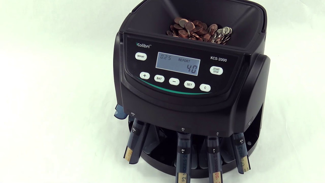 Kolibri KCS-2000 Coin Counter – Fast, Accurate & Easy Coin Sorting ...