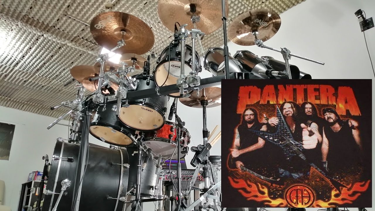 PANTERA - F"""""" H"""""" | Drum Cover | David Lansonneur Drummer - YouTube