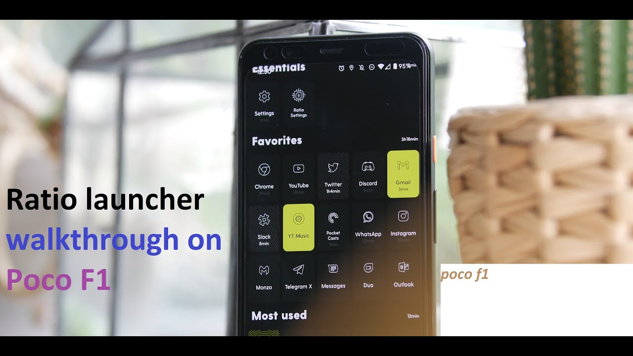 Ratio Launcher Walkthrough on Poco F1 - YouTube