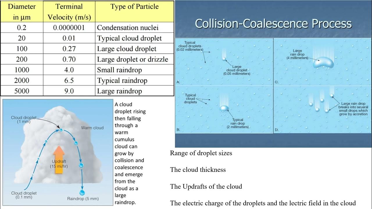 Collision And Coalescence Process Youtube