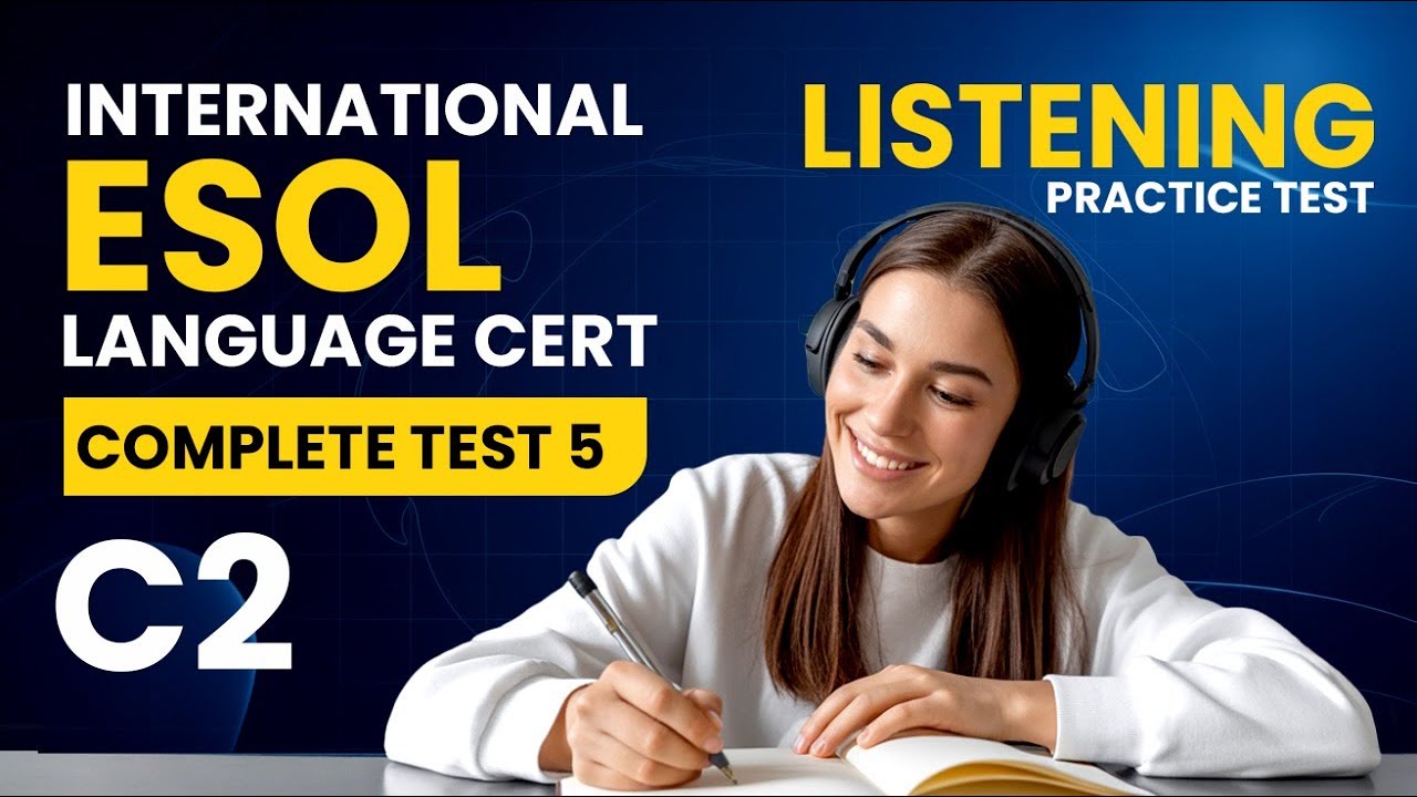 LANGUAGECERT ESOL International Listening Practice Test | Achiever ...