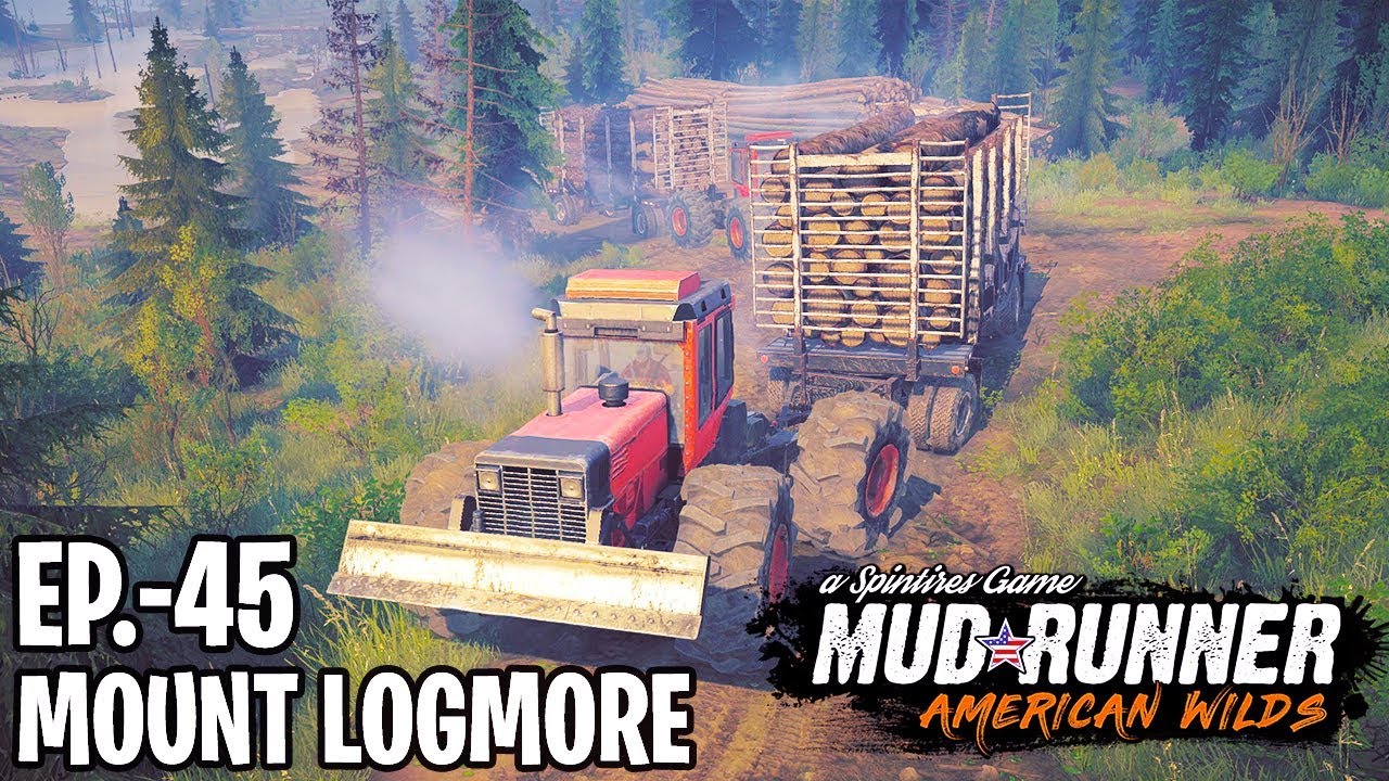 K-8400 SKIDDER Driving on Extreme Mud | SpinTires MudRunner HINDI ...