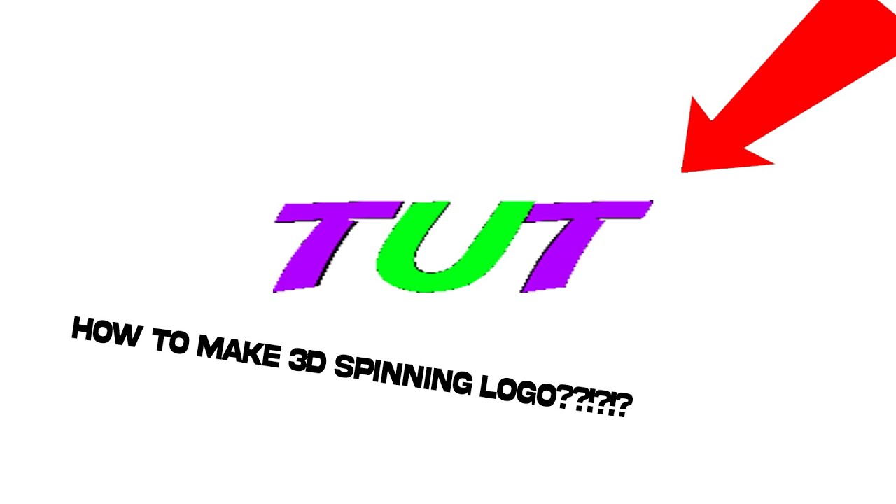 *NEW* How to Make 3D SPINNING LOGO in UNDER 5 MINUTES ! *2023* - YouTube