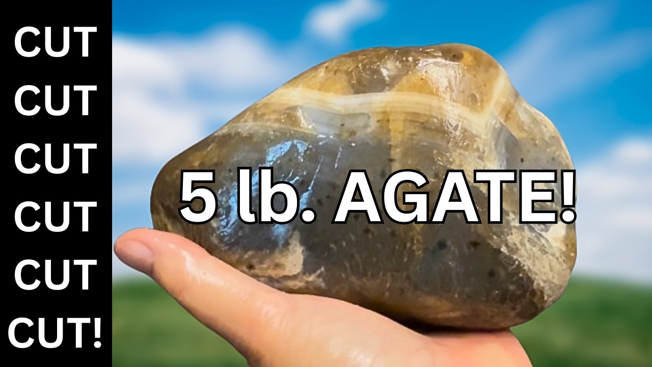 CUTTING a 5 lb AGATE, Plus a Dozen More! - YouTube